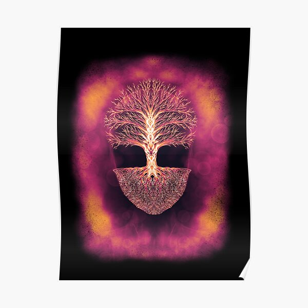 "Rooted mind red" Poster for Sale by RutaRozamimoza | Redbubble
