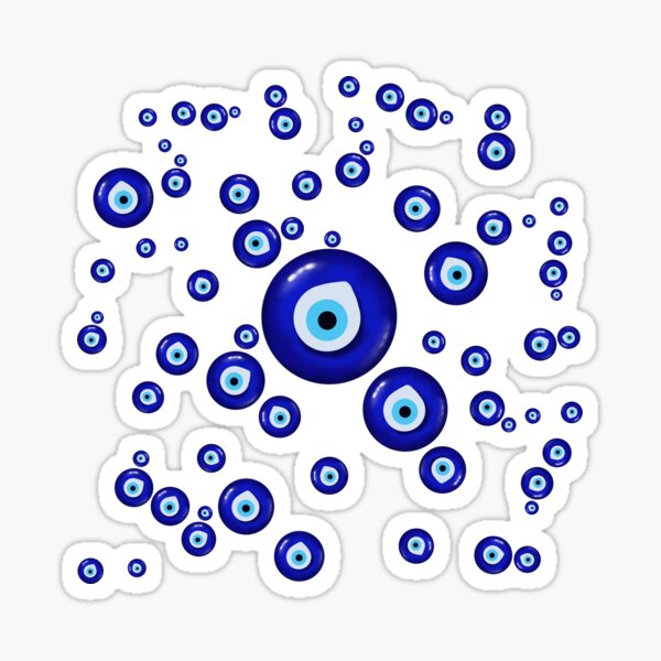 "Nazar - " Sticker by ItsYouEmma | Redbubble