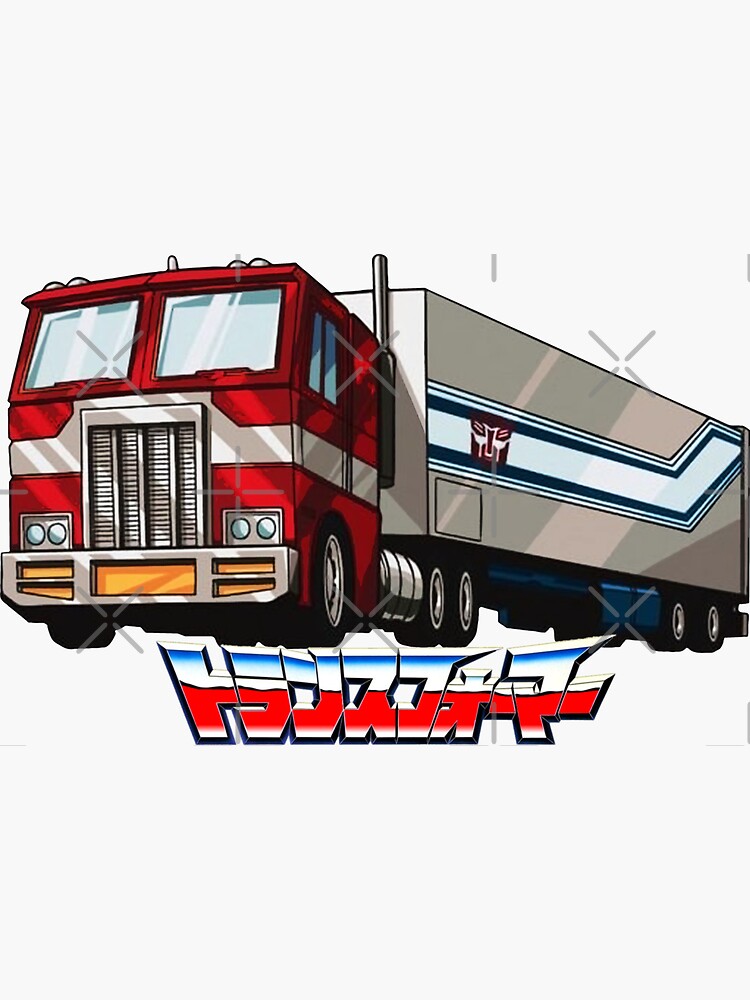 "Convoy MP-01" Sticker for Sale by planetcybertron | Redbubble