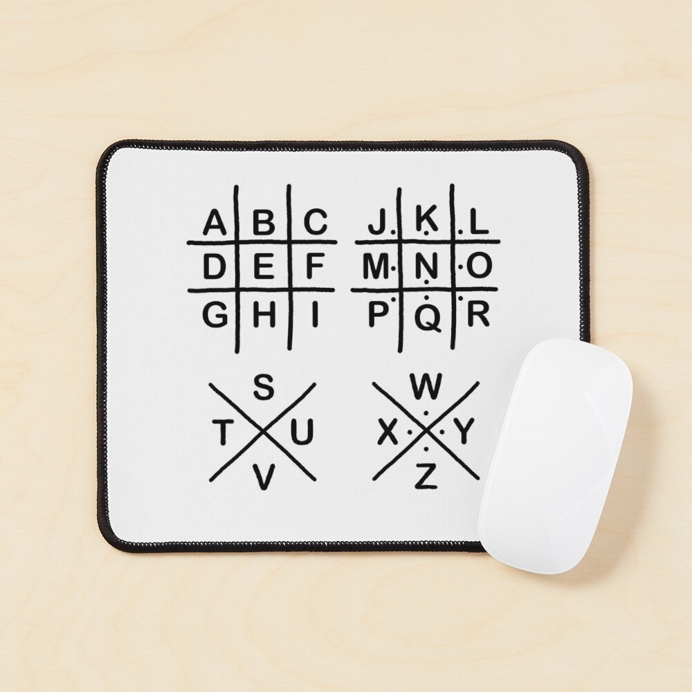 "Pigpen Cipher Code" Art Print for Sale by Paul Chapman | Redbubble