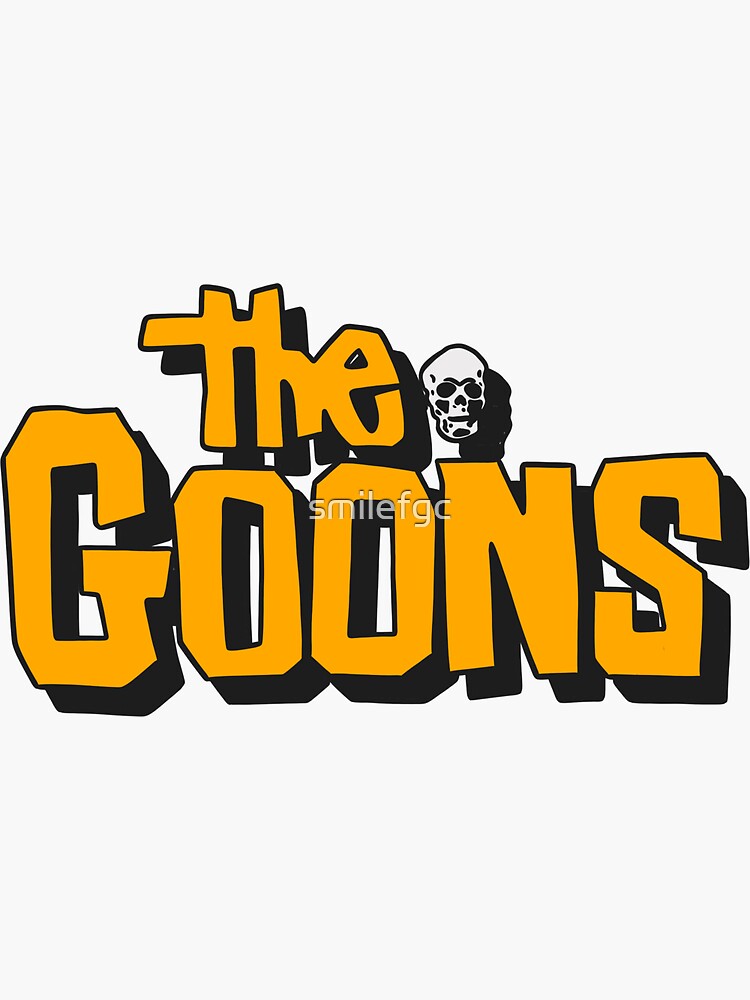 "THE GOONS - Logo" Sticker for Sale by smilefgc | Redbubble