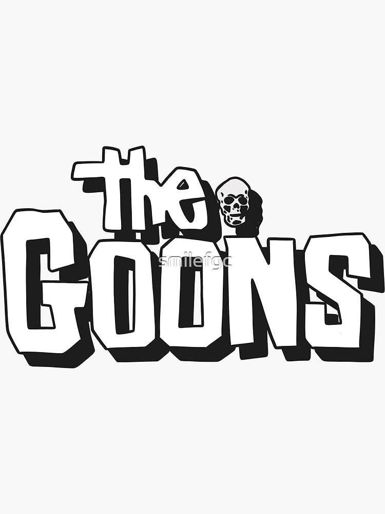 "THE GOONS - Logo II" Sticker for Sale by smilefgc | Redbubble