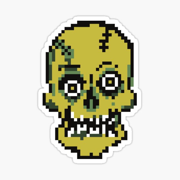 "Minecraft skeleton(Halloween) " Sticker by FIRST-DROPs | Redbubble