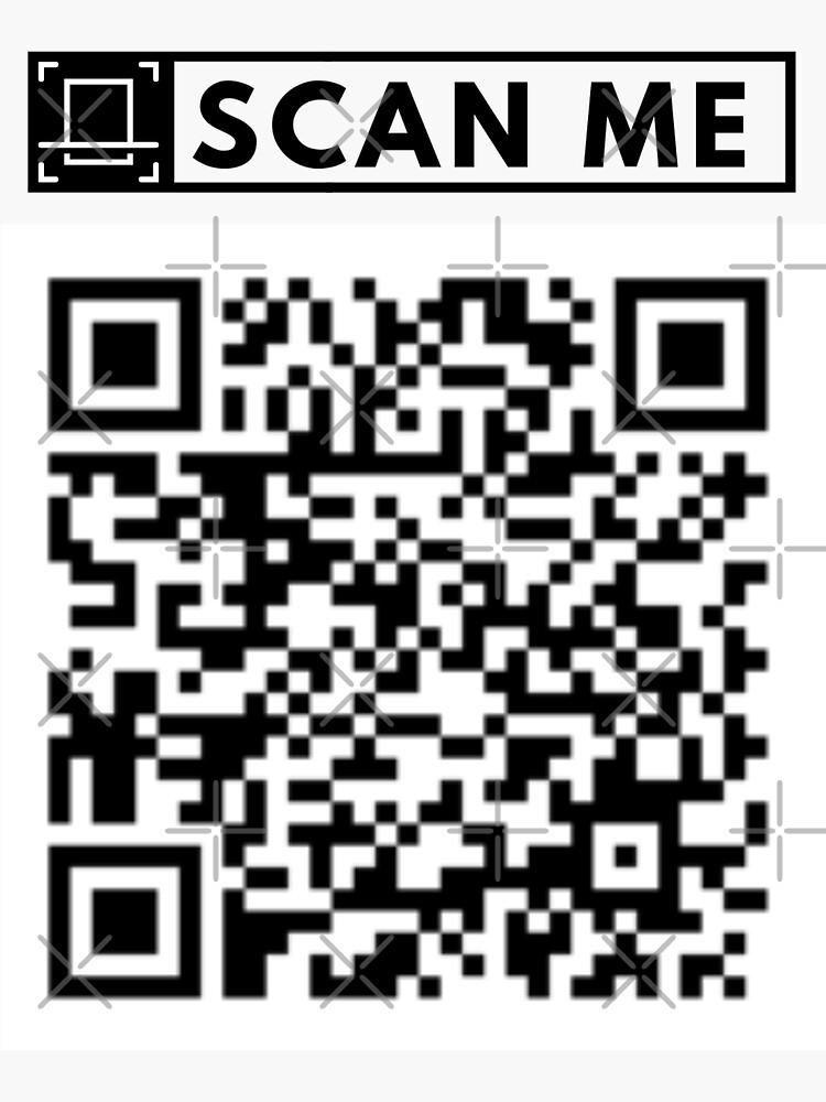 "Prank QR Code - scan me for a suprise!" Sticker by JMSU | Redbubble