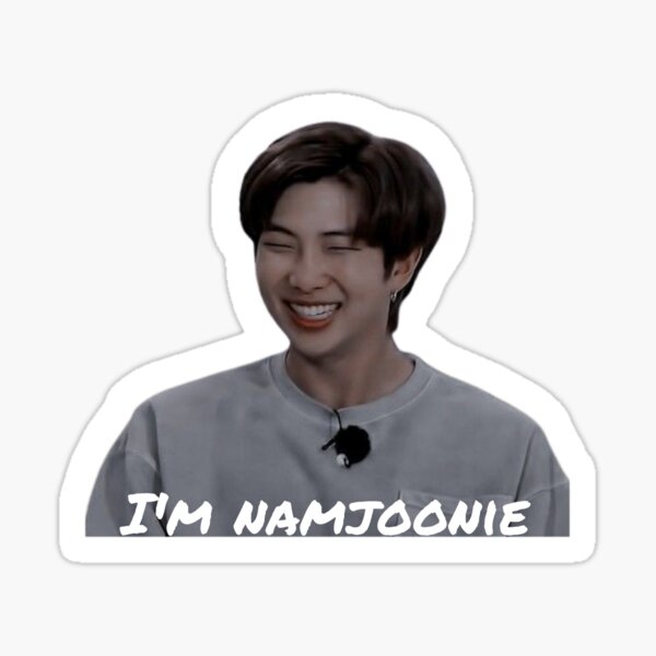 "Bts rm sticker " Sticker by Skwonder | Redbubble