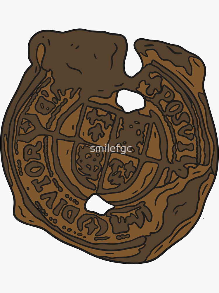 "THE GOONIES - Doubloon" Sticker for Sale by smilefgc | Redbubble