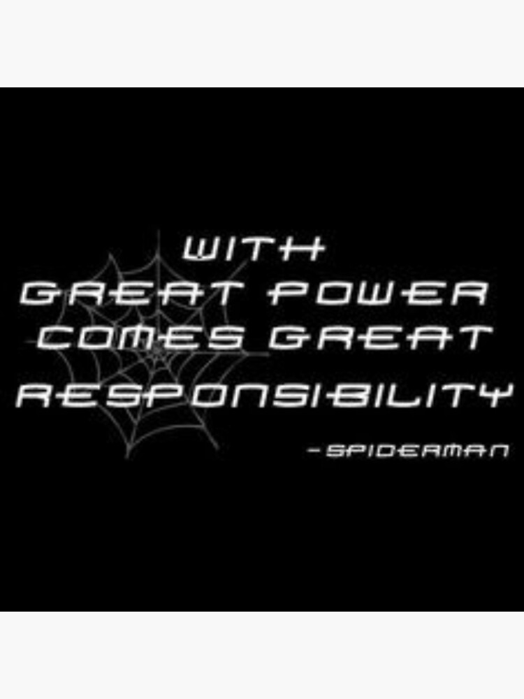 "spidermen.spider men.with great power comes great responsibility ...