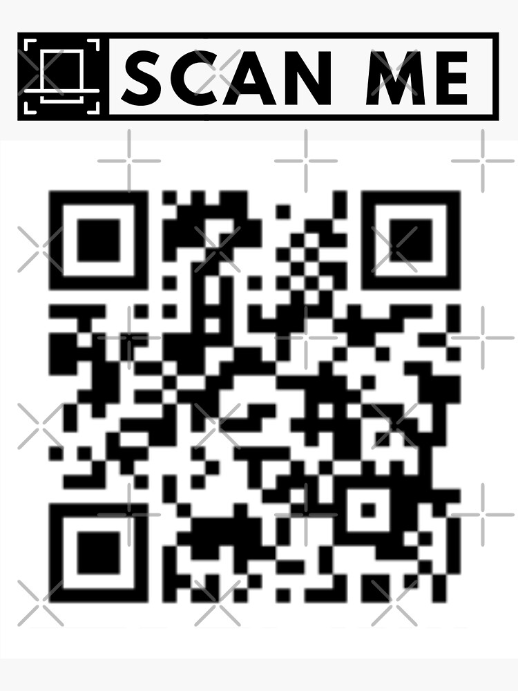 Pegatina «Código QR de broma - ¡Escanéame para una sorpresa! - GIF» de ...