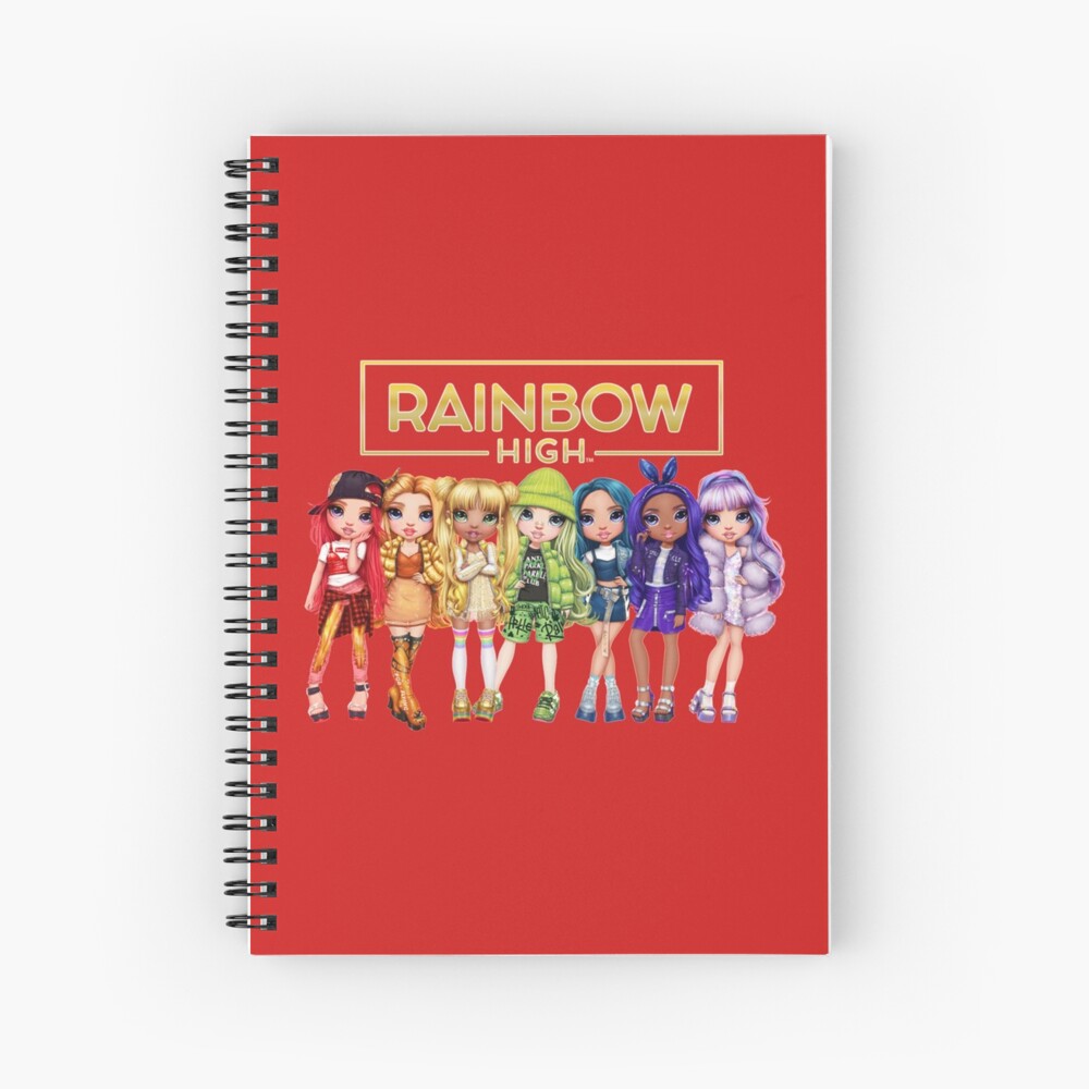 "Rainbow High main characters and logo " Spiral Notebook by ETXapparelz ...