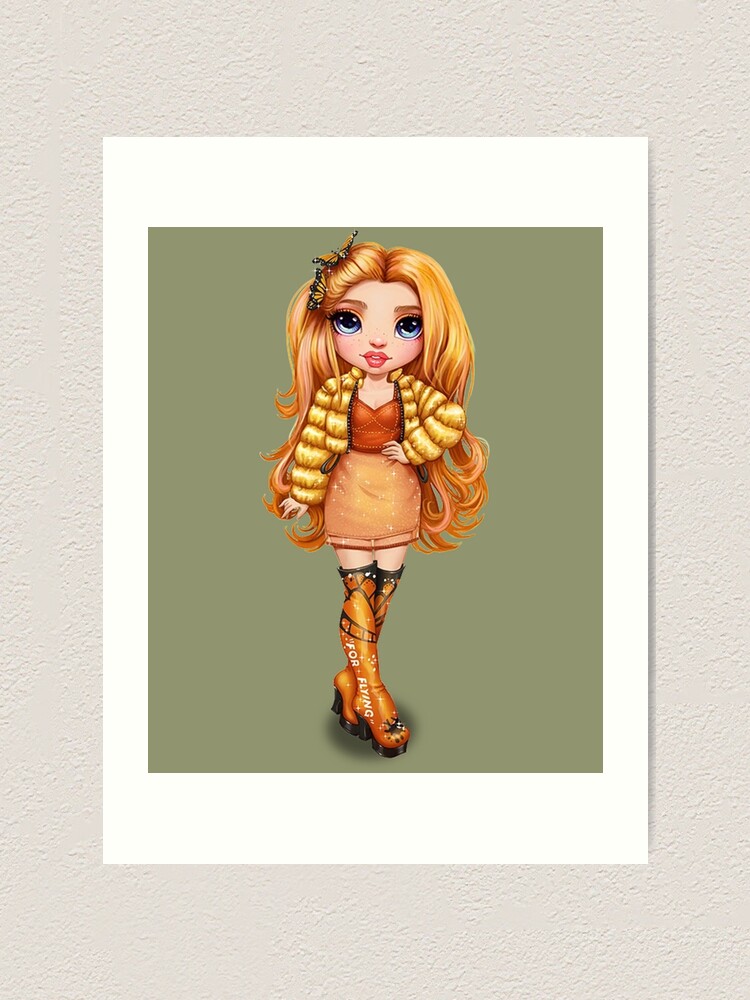 "Rainbow High Poppy Rowan " Art Print by ETXapparelz | Redbubble