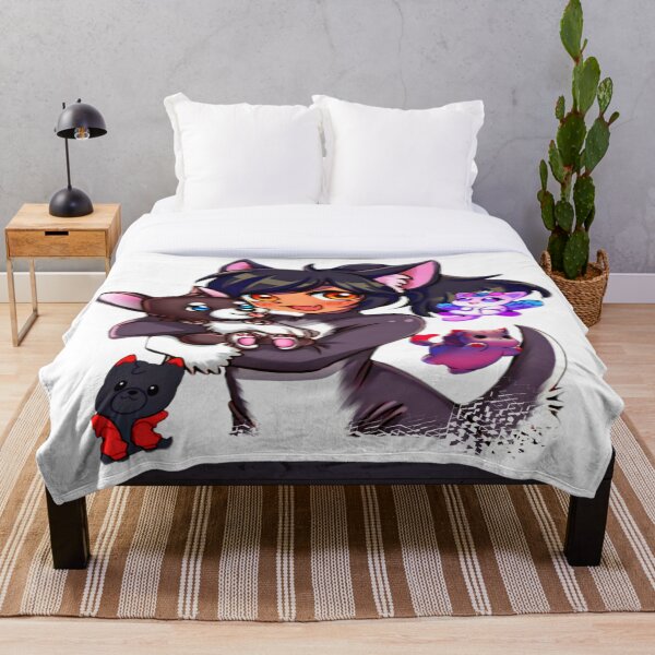 "Meemeows Aphmau cat plush" Throw Blanket for Sale by Themagicianfox ...