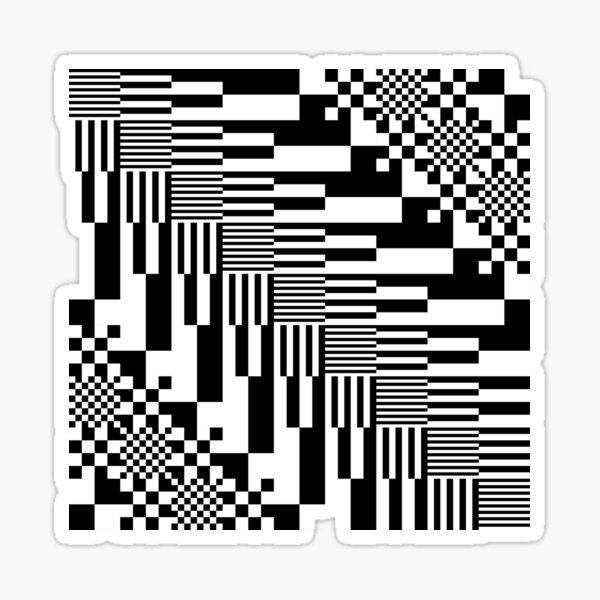 "Test Card Zebra" Sticker by Delibobs | Redbubble