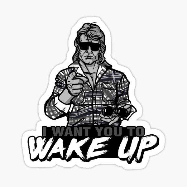 "Wake Up" Sticker by AndreusD | Redbubble