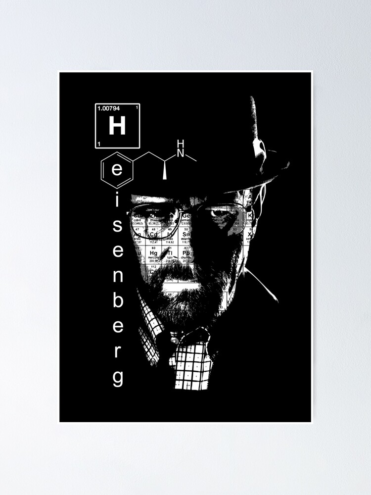 "Heisenberg Methamphetamine" Poster for Sale by neutralle | Redbubble