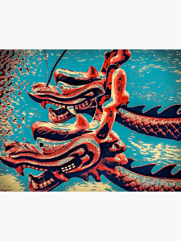 "Chinese Dragon Boats - Pop Art Style" Poster for Sale by Barbara ...