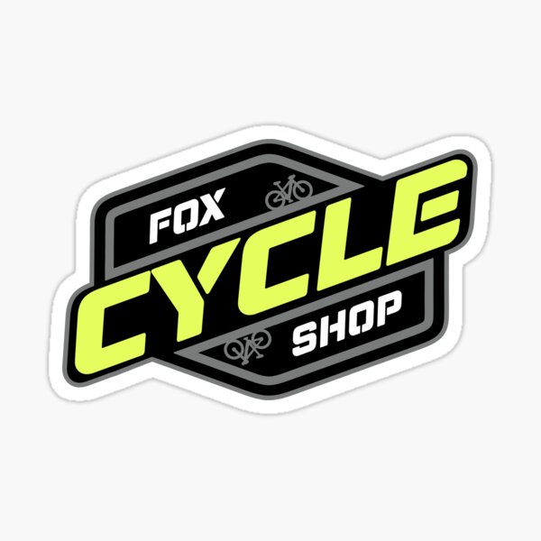 "Fox cycle shop 2022" Sticker for Sale by BCRacingScot | Redbubble