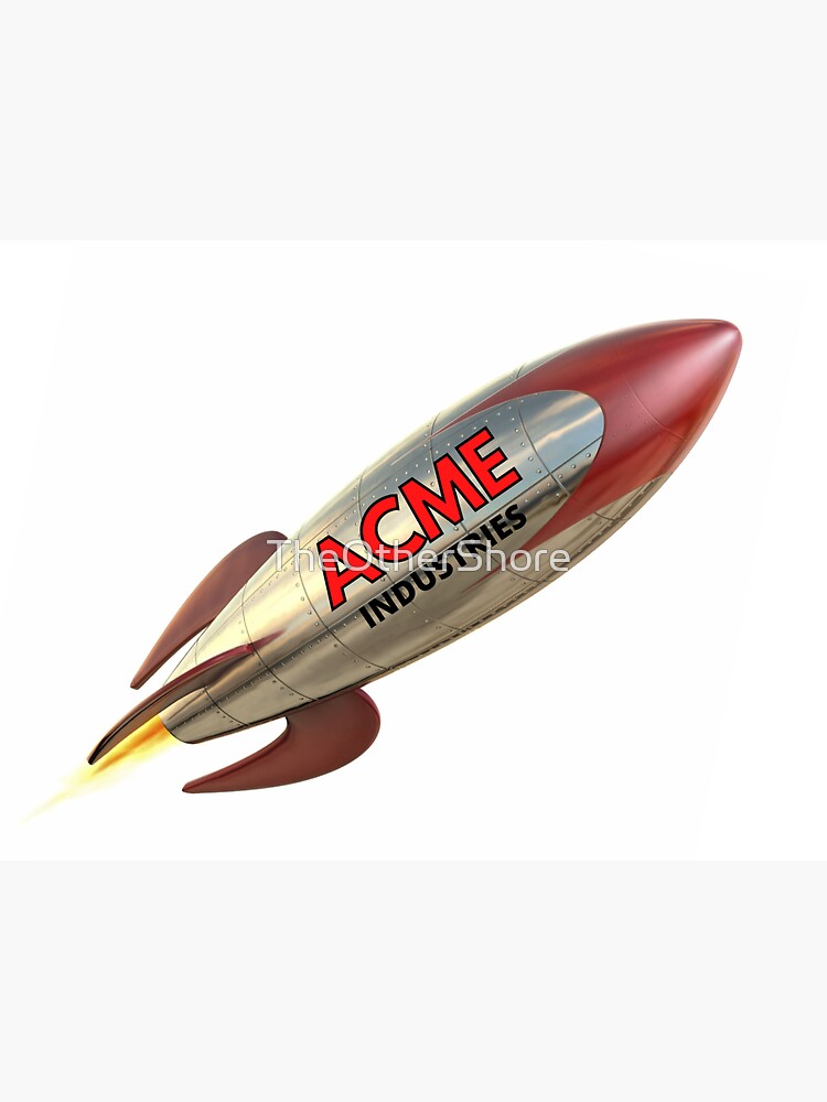 "ACME rocket" Sticker for Sale by TheOtherShore | Redbubble