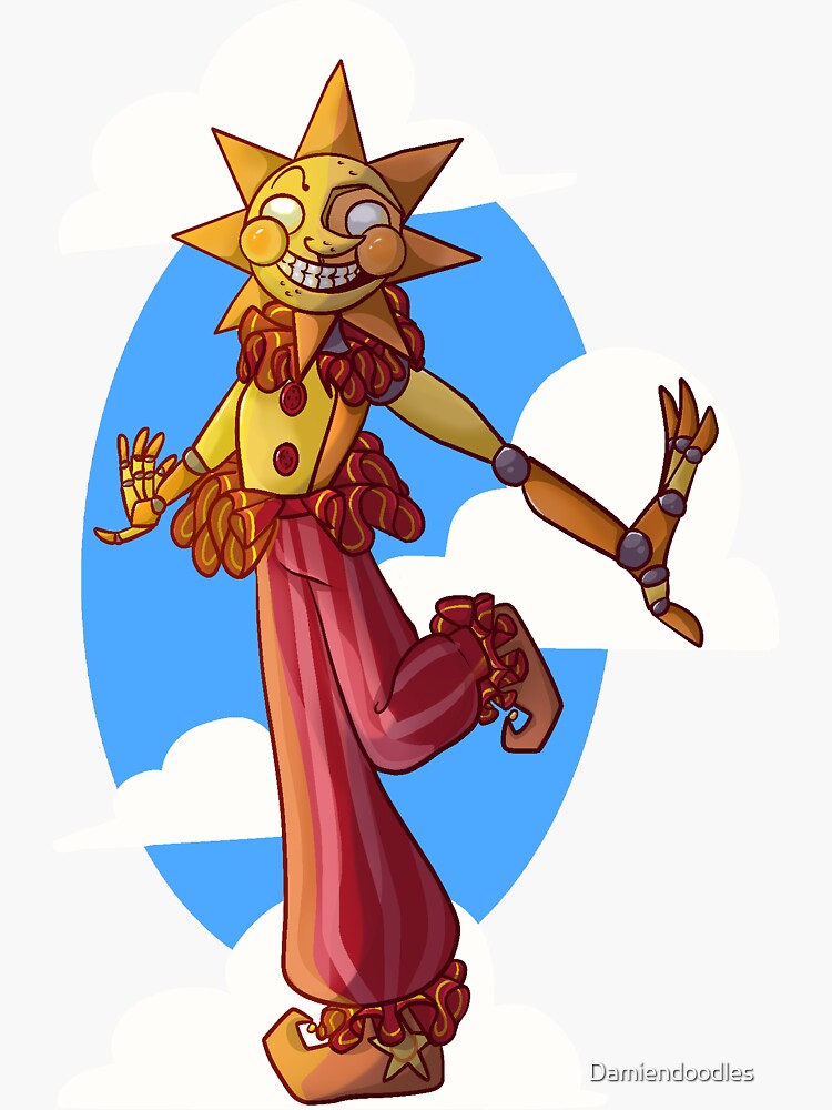 "Sundrop sky" Sticker for Sale by Damiendoodles | Redbubble