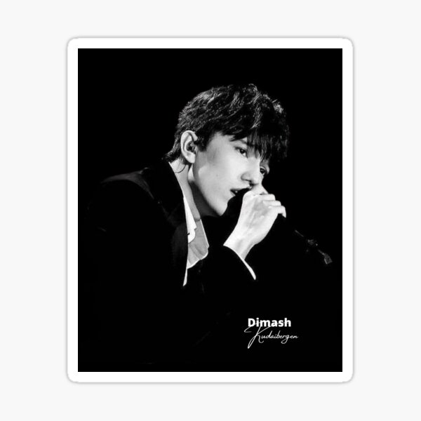 "Dimash Kudaibergen Singer Songwriter from Kazakhstan Black and White ...