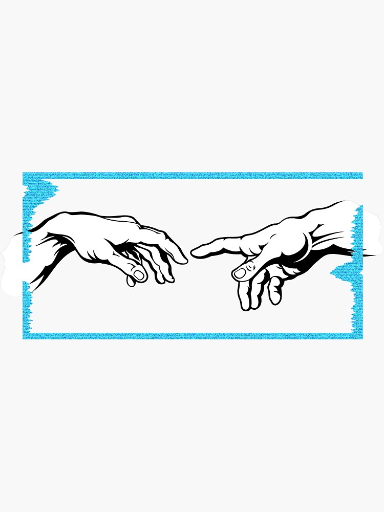 "modern michelangelo" Sticker for Sale by Simoune | Redbubble