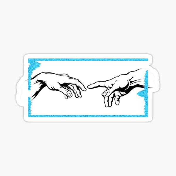 "modern michelangelo" Sticker for Sale by Simoune | Redbubble
