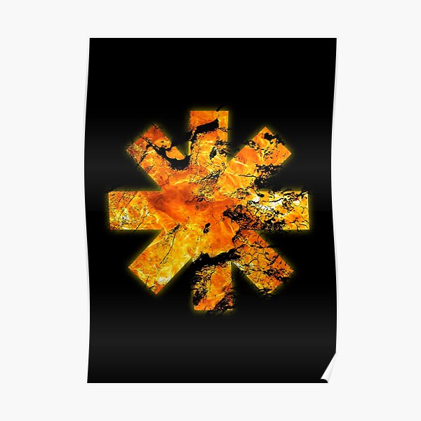 "RHCP Logo" Poster for Sale by SkyAfterDusk | Redbubble