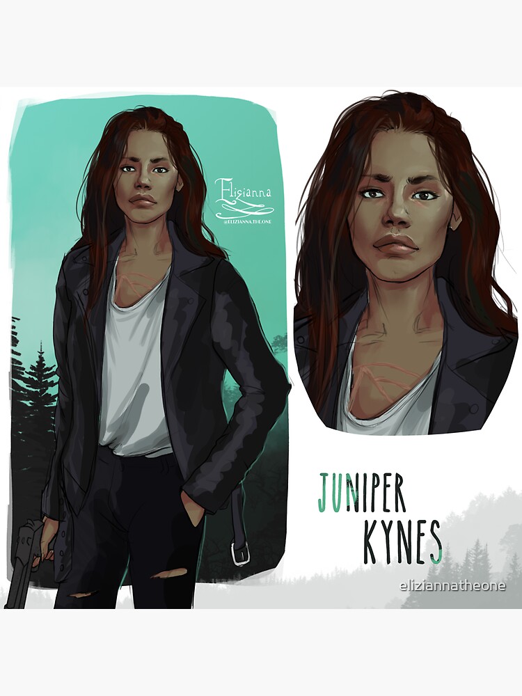 "Juniper " Sticker for Sale by eliziannatheone | Redbubble