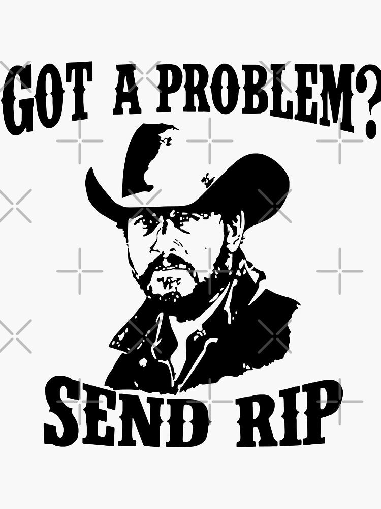 "Beautiful Model Rip Wheeler - Yellowstone Rip Classic Fans" Sticker ...