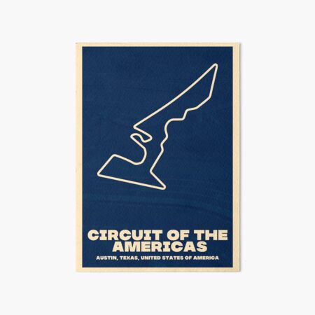 "Circuit of the Americas (COTA) (No Corner Numbers)" Art Board Print ...