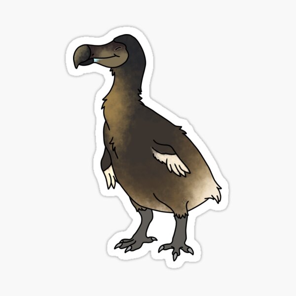 "Cute Dodo" Sticker by saradrawspaleo | Redbubble