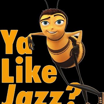 "Ya Like Jazz Bee" Sticker for Sale by annartkidz | Redbubble
