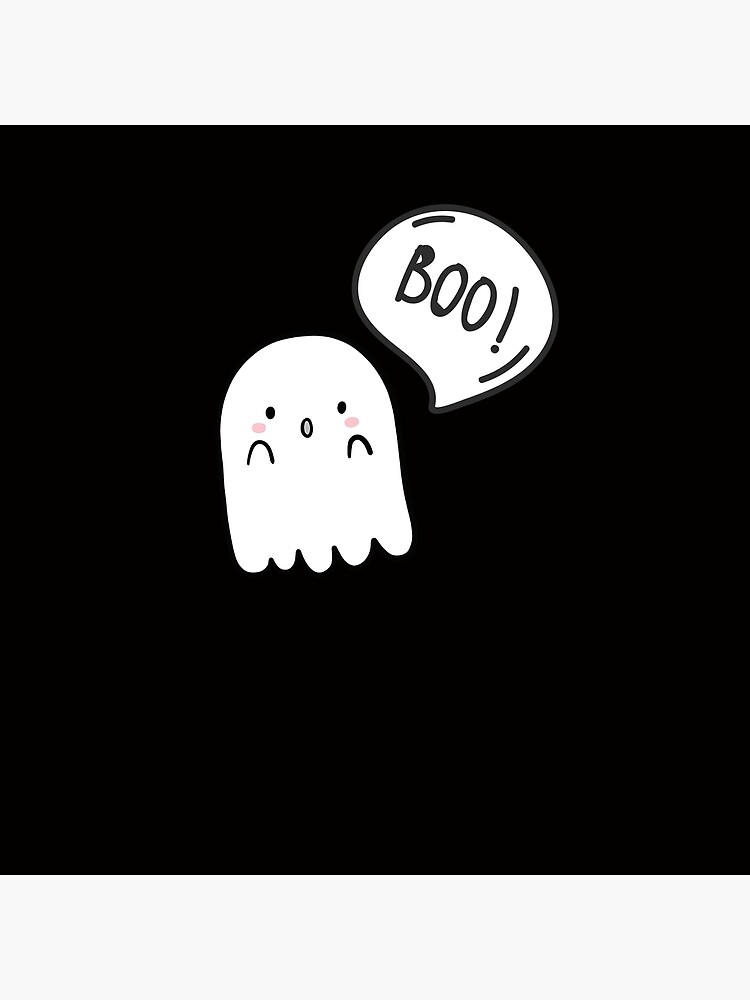 "Ghost Boo" Poster by Y-STUDIOS | Redbubble