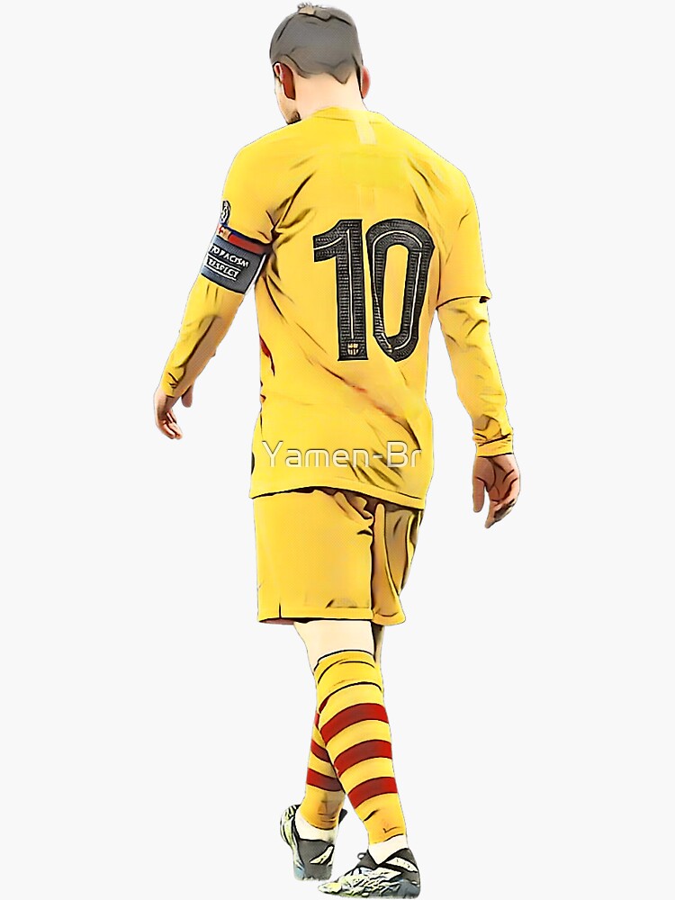 "Lionel Messi 10" Sticker for Sale by Yamen-Br | Redbubble