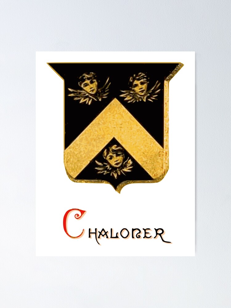 "Chaloner Family Coat of Arms" Poster for Sale by Heraldica | Redbubble