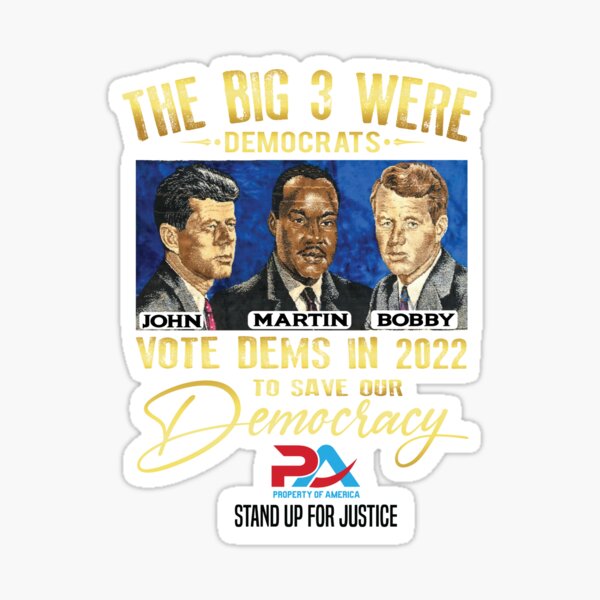 "SAVE OUR DEMOCRACY" Sticker for Sale by dexsports | Redbubble