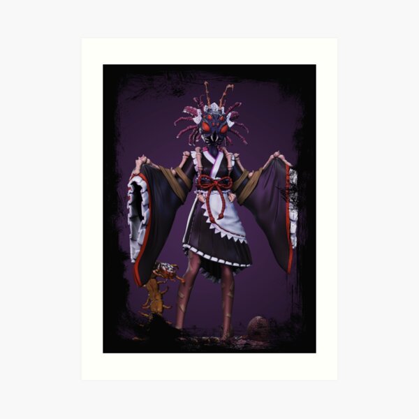 "Entoma Overlord - Real Face" Art Print for Sale by carlossilva3d ...