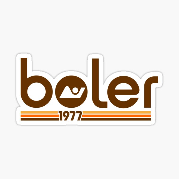 "Boler logo/wordmark 1977" Sticker for Sale by buchananmab | Redbubble