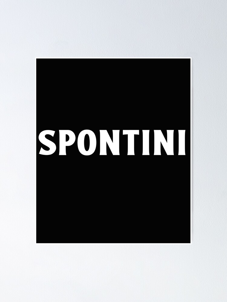 "Spontini" Poster for Sale by ForStrong | Redbubble