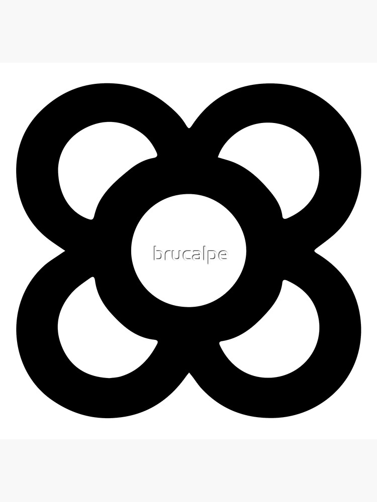 "Barcelona's floor tiles, Panot in black" Art Board Print by brucalpe ...