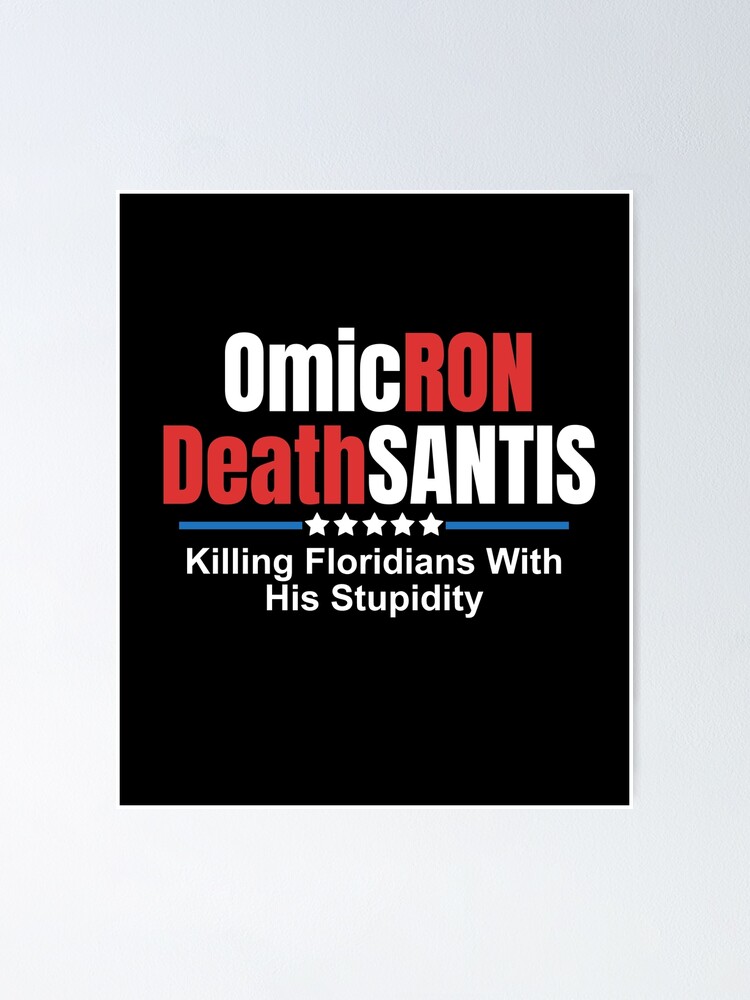 "OmicRON Ron DeathSantis Shirt Anti Ron Desantis Shirt - Floridians ...
