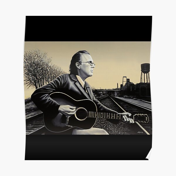 "John Hiatt Painting Sticker" Poster for Sale by arabelrjw7 | Redbubble