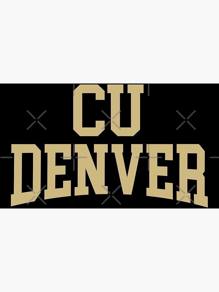 "cu denver - college font half curved" Photographic Print for Sale by ...