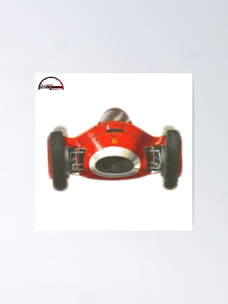 "Lancia Ferrari D50" Poster for Sale by mrandreagalassi | Redbubble