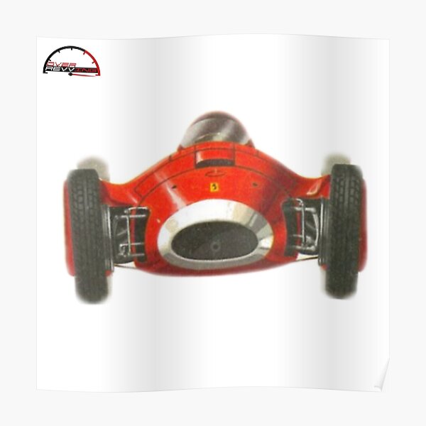 "Lancia Ferrari D50" Poster for Sale by mrandreagalassi | Redbubble