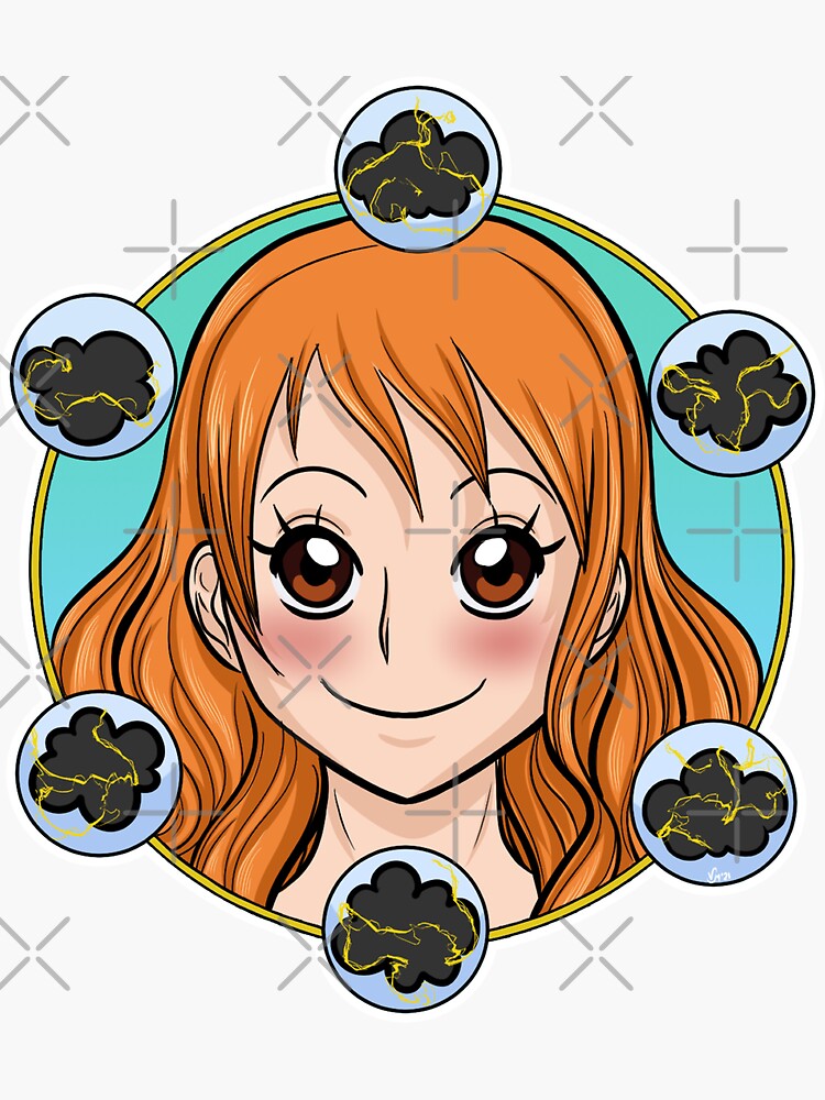 "Nami" Sticker for Sale by VeroDragonfly | Redbubble