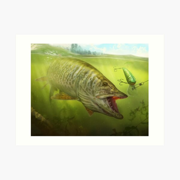Musky Art Prints | Redbubble