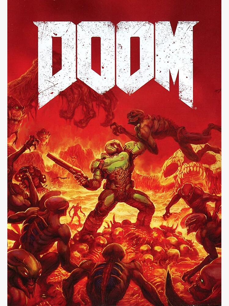 "Doom 2016 Boxart Poster" Poster for Sale by Eccentrix1 | Redbubble
