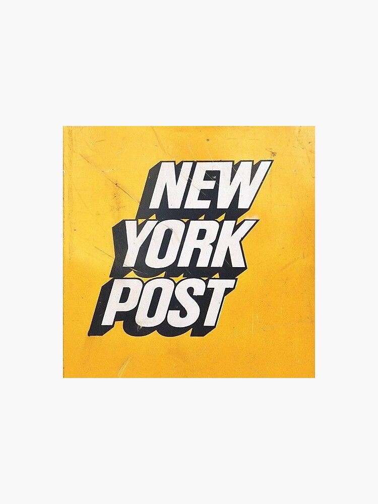 "New York Post" Sticker for Sale by skdancer | Redbubble