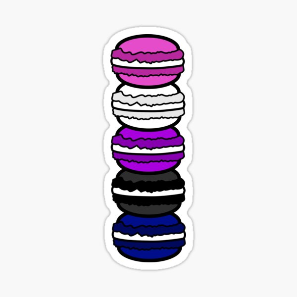 "Genderfluid Pride Flag Macarons" Sticker for Sale by PridePoint ...