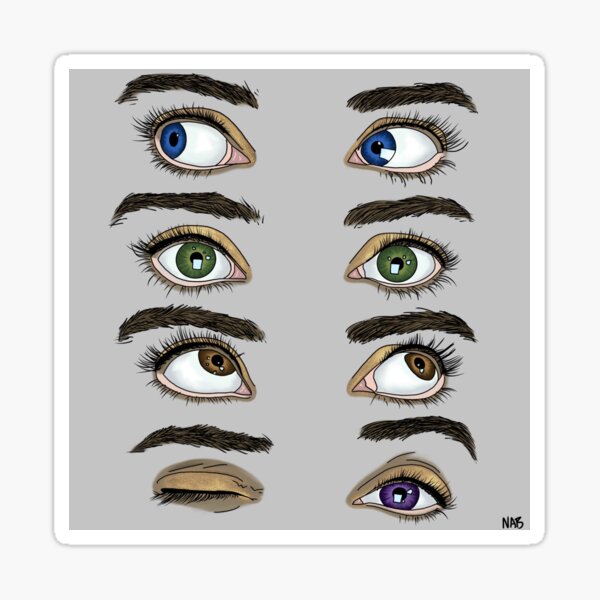 "Eye Contact" Sticker by nickbowie | Redbubble